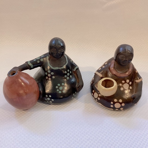Accents | Vintage Chulucanas Peruvian Folk Art Pottery Women ...